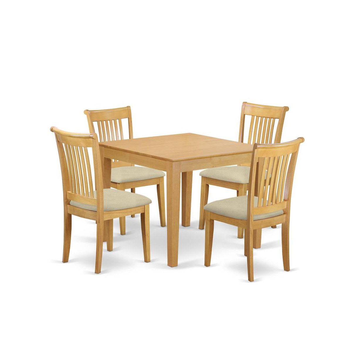 Click here for East West Furniture Dining Room Set Oak - Oak prices