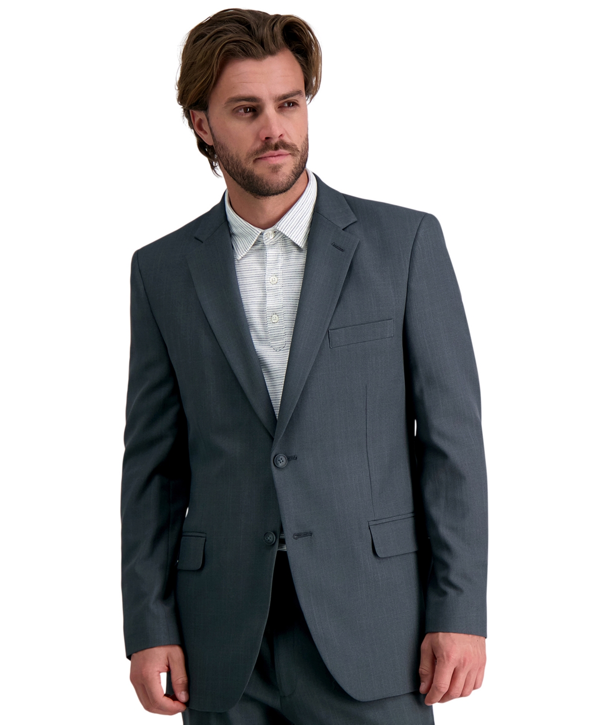 Click here for Haggar Mens Travel Performance Suit Separates Notc... prices