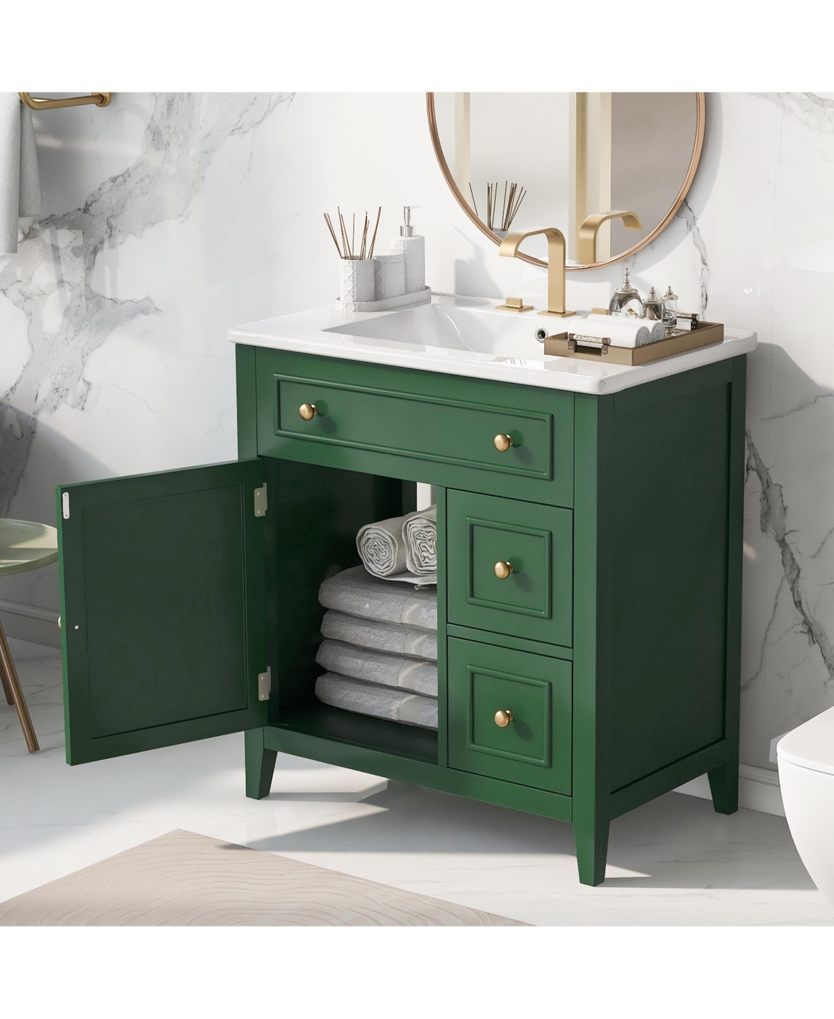 Click here for Casainc 30" Bathroom Vanity with Sink Top  Ca... prices