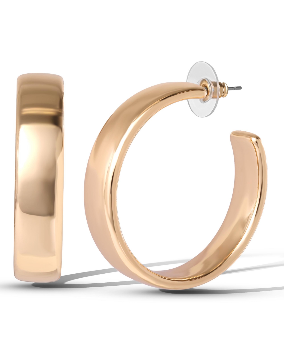 Click here for Jessica Simpson Textured Half Hoop Earrings - Gold prices