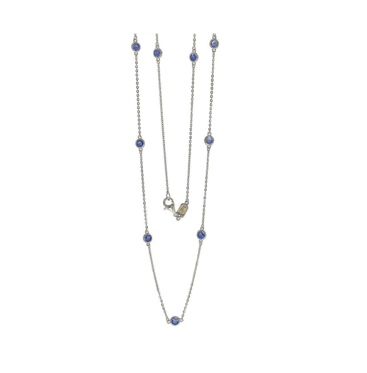 Click here for Suzy Levian New York Sterling Silver 1.80cttw Sapp... prices