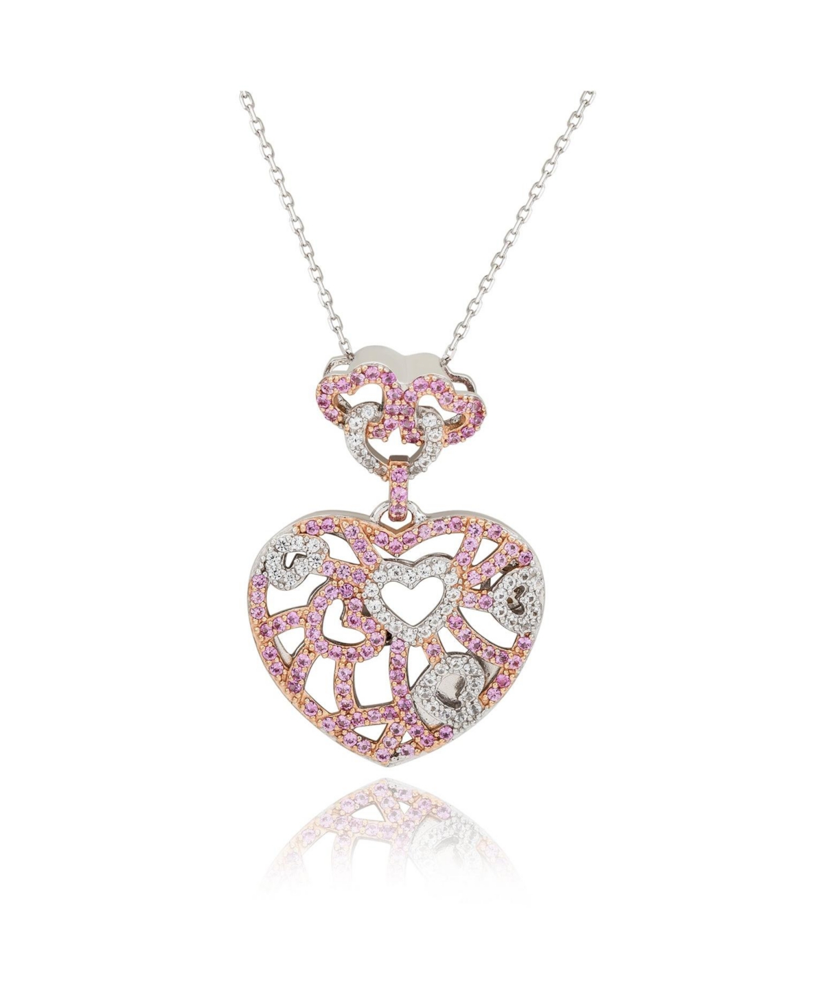 Click here for Suzy Levian Sterling Silver Sapphire & Created Whi... prices