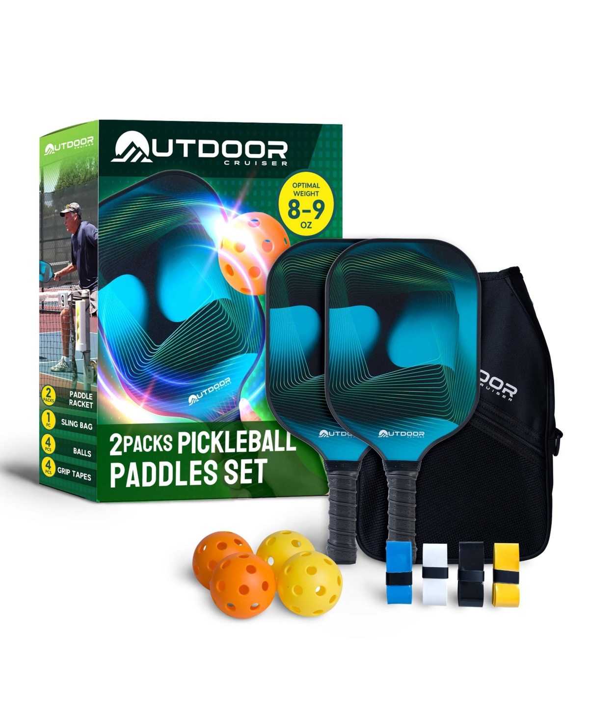 Click here for Outdoor Cruiser Pickleball Paddle Set – Usa... prices