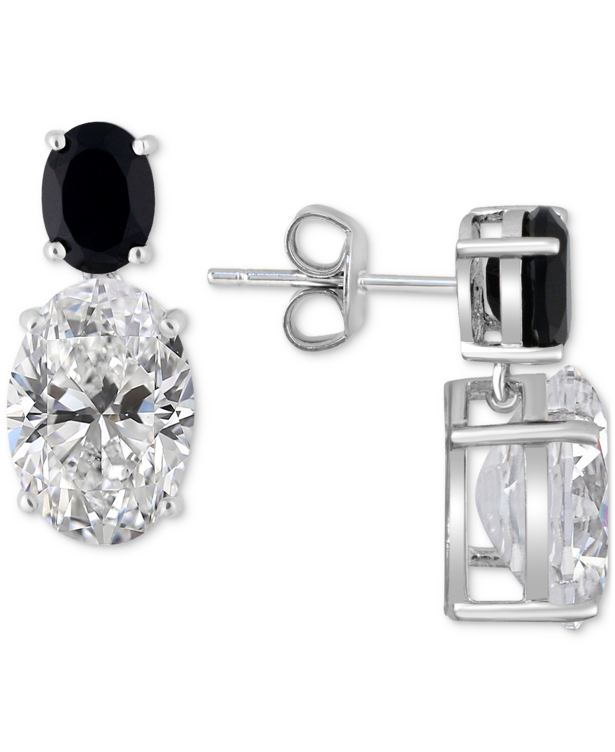 Click here for White Quartz 9-1/2 ct. t.w. and Black Onyx 8 x 6 m... prices