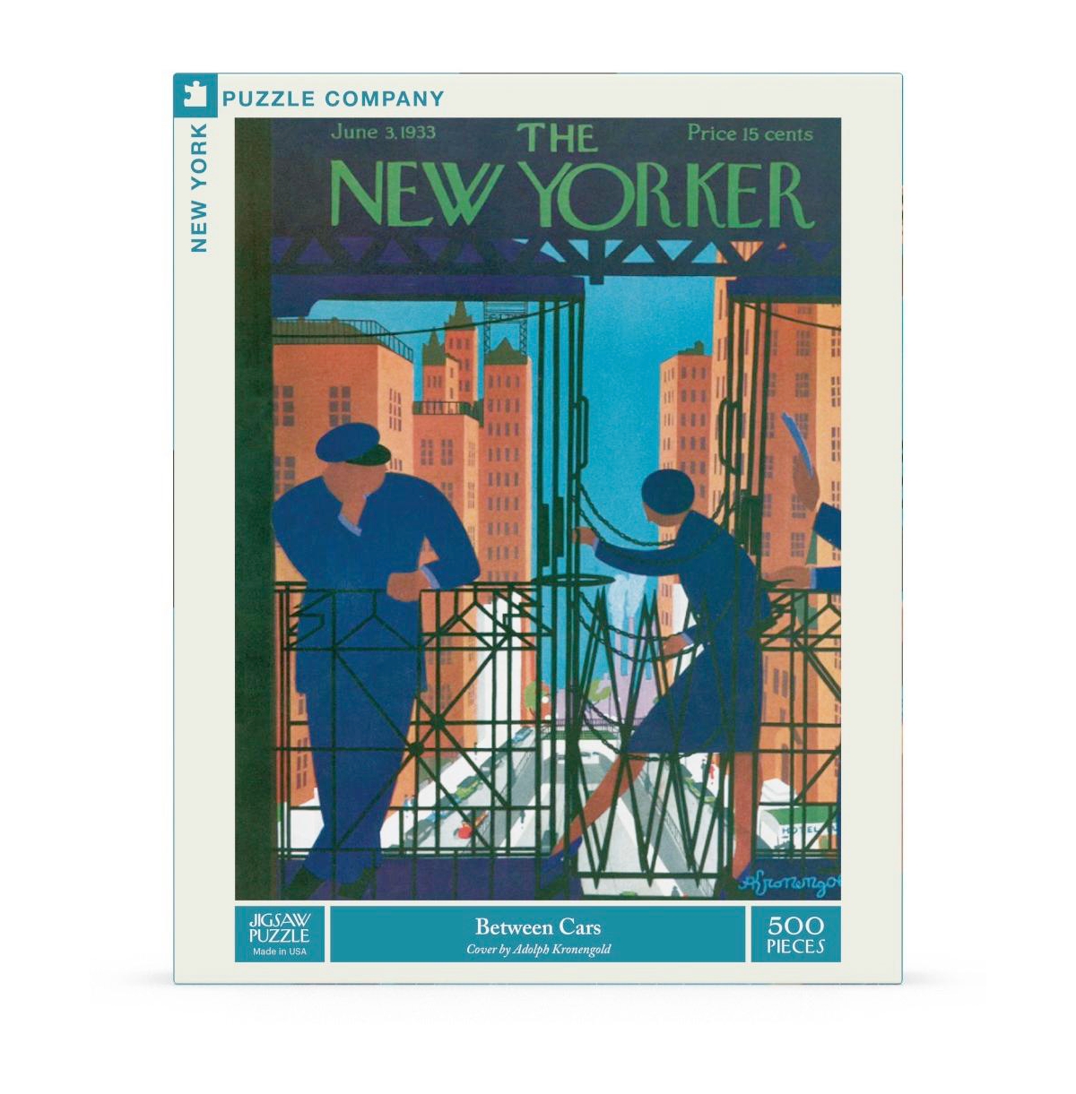 Click here for New York Puzzle Company Between Cars 500 Piece Puz... prices