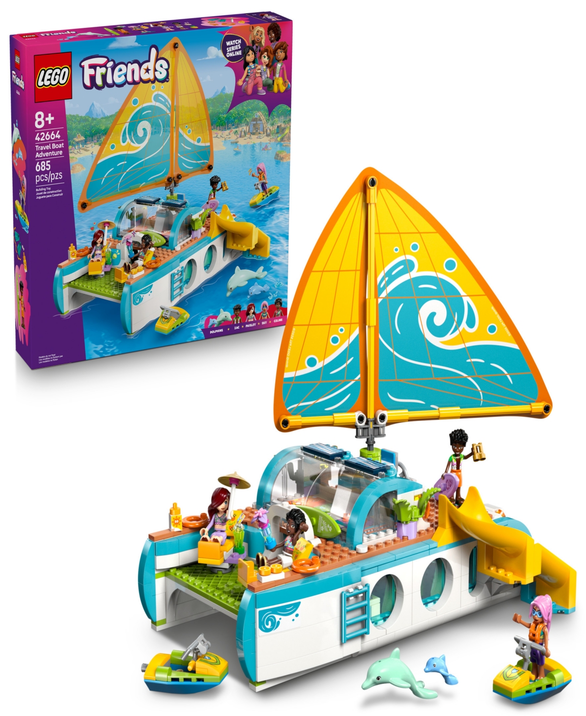 Click here for Lego Friends Travel Boat Adventure 42664 Toy Build... prices