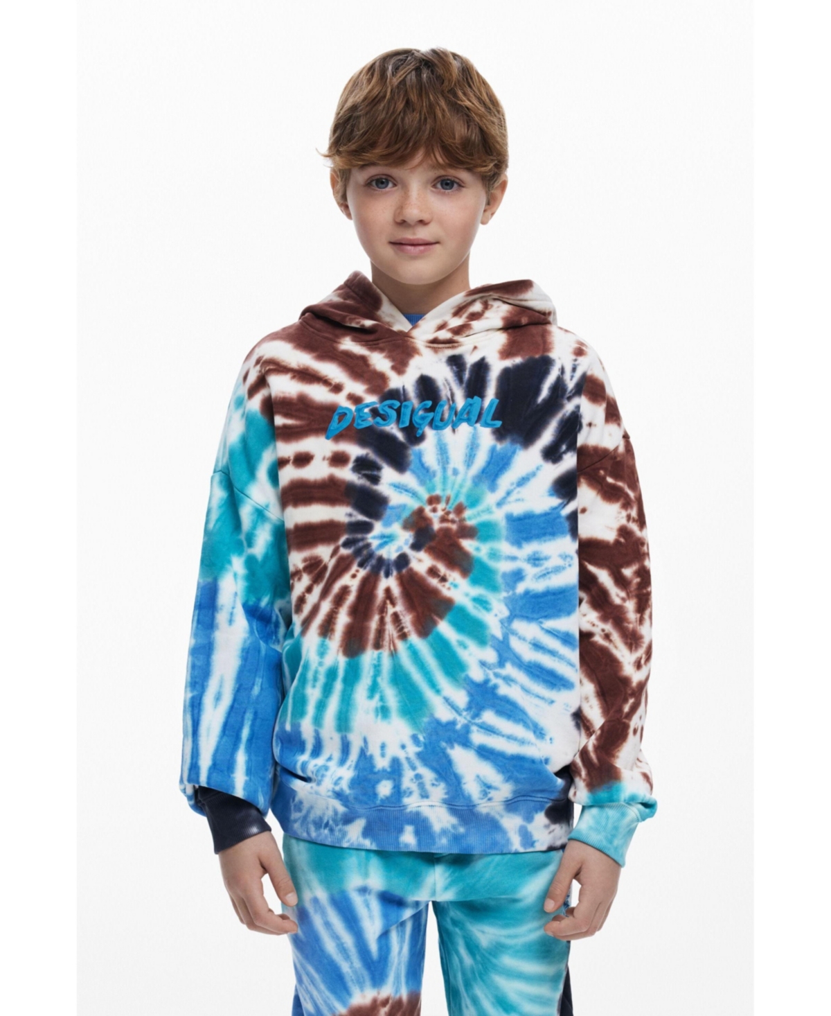 Click here for Desigual Boyss Tie-Dye Logo Sweatshirt - Black prices