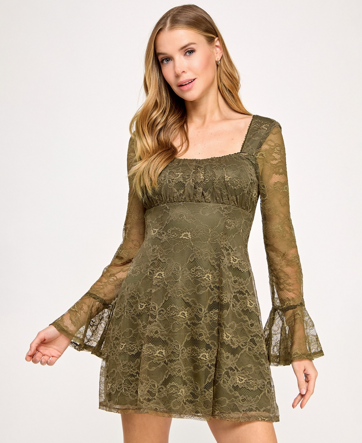 Click here for Seni & Cade Juniors Long Sleeve Fit and Flare Dres... prices