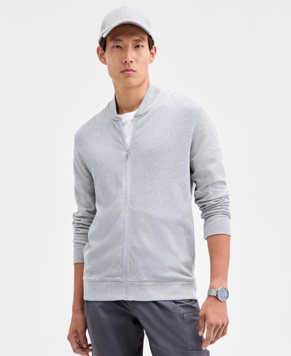 Click here for Alfani Mens Pique Knit Bomber Jacket  Created for... prices