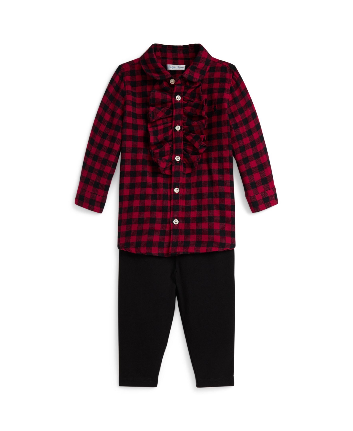 Click here for Polo Ralph Lauren Baby Boys and Girls 2-Piece Plai... prices