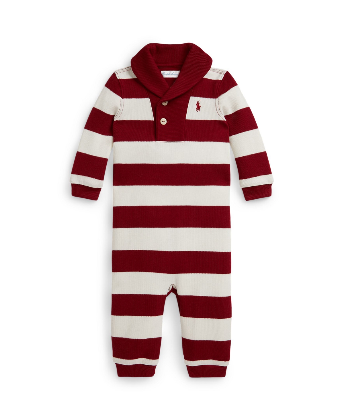 Click here for Polo Ralph Lauren Baby Boys Striped Estate-Rib Cot... prices