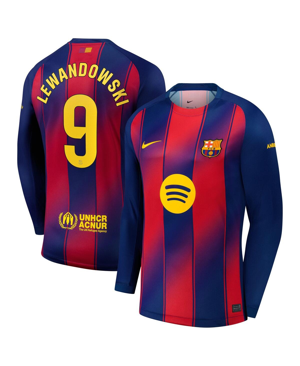 Click here for Nike Mens Robert Lewandowski Navy Barcelona 2025/2... prices