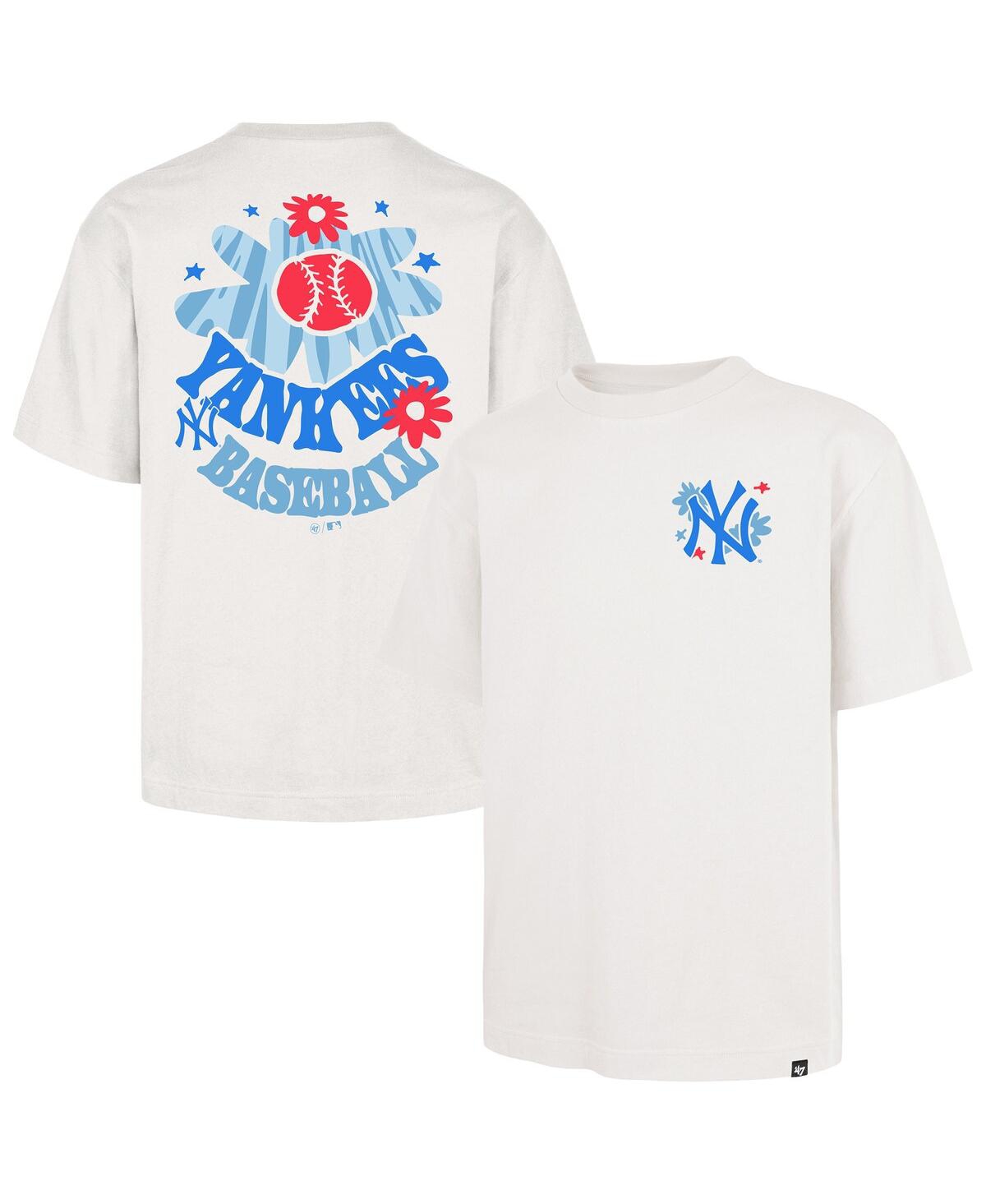 Click here for 47 Brand Mens Cream New York Yankees Flora Foundat... prices