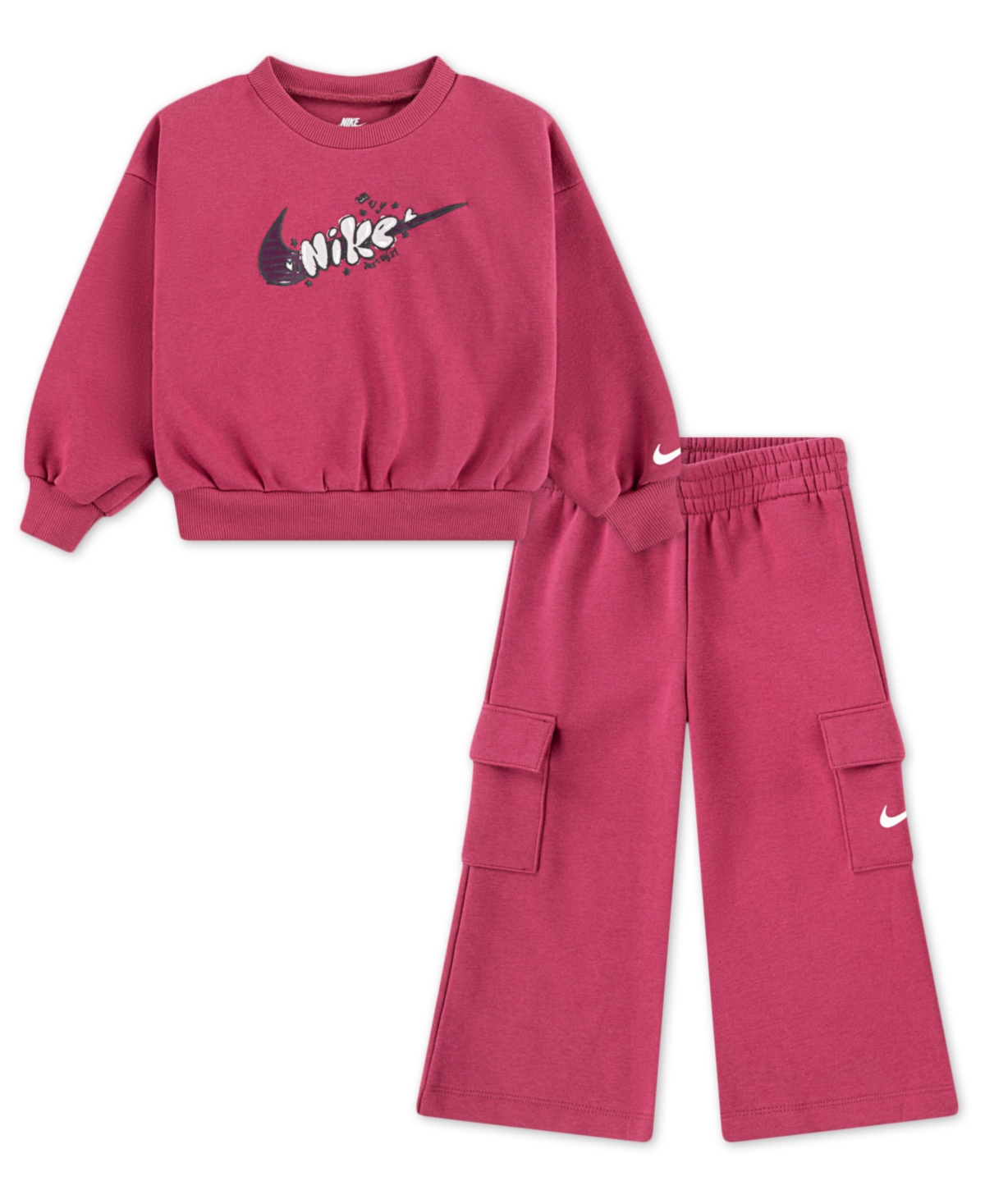 Click here for Nike Toddler and Little Girls 2-Piece Essentials C... prices