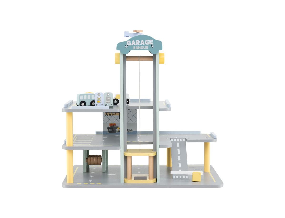 Click here for Akiudex 3-Layer Wooden Parking Garage Playset with... prices