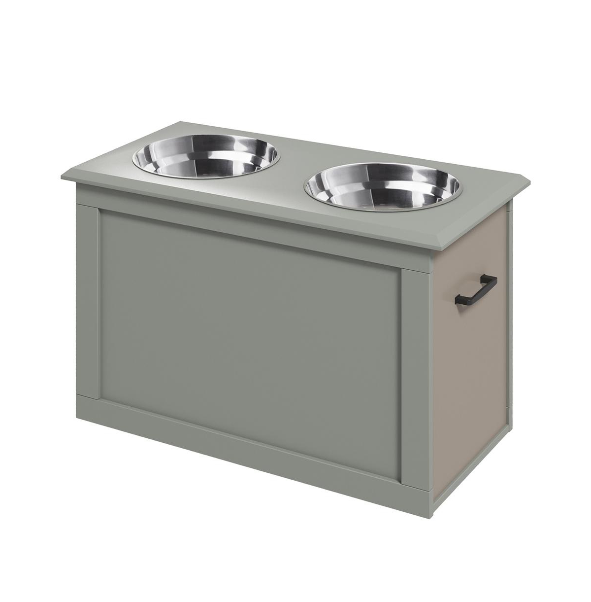 Click here for Aostirmotor Gray Raised Pet Feeding Station Storag... prices