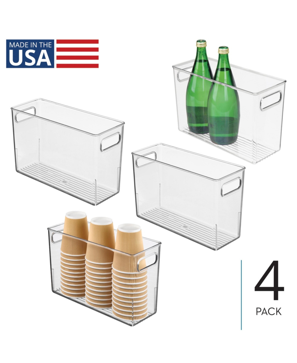 Click here for iDesign Plastic Storage Bin with Handles - Set of... prices