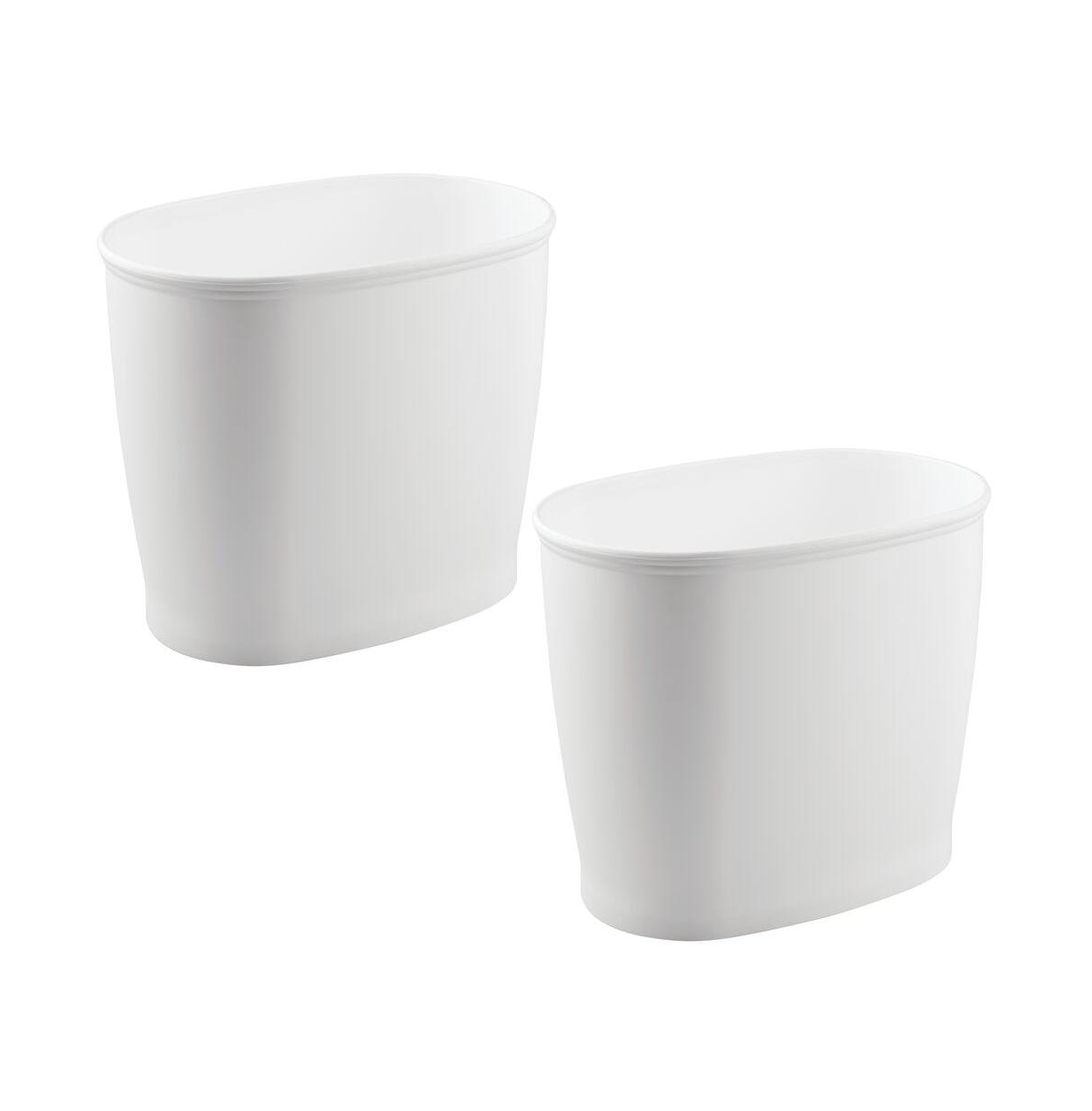 Click here for iDesign Small Oval Plastic Bathroom Trash Can  Set... prices