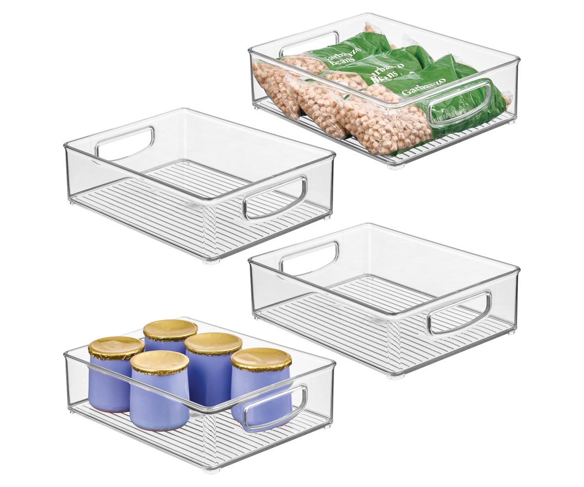 Click here for iDesign Plastic Stackable Pantry Bin with Handles... prices