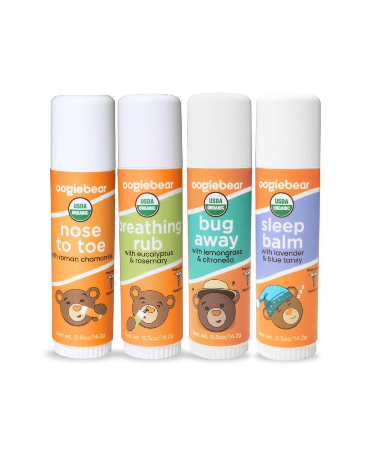 Click here for oogiebear Baby 4-Pack Organic Balm Collection - Mu... prices