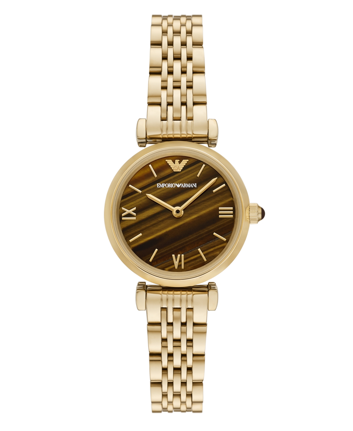 Click here for Emporio Armani Womens Gold-Tone Stainless Steel Br... prices