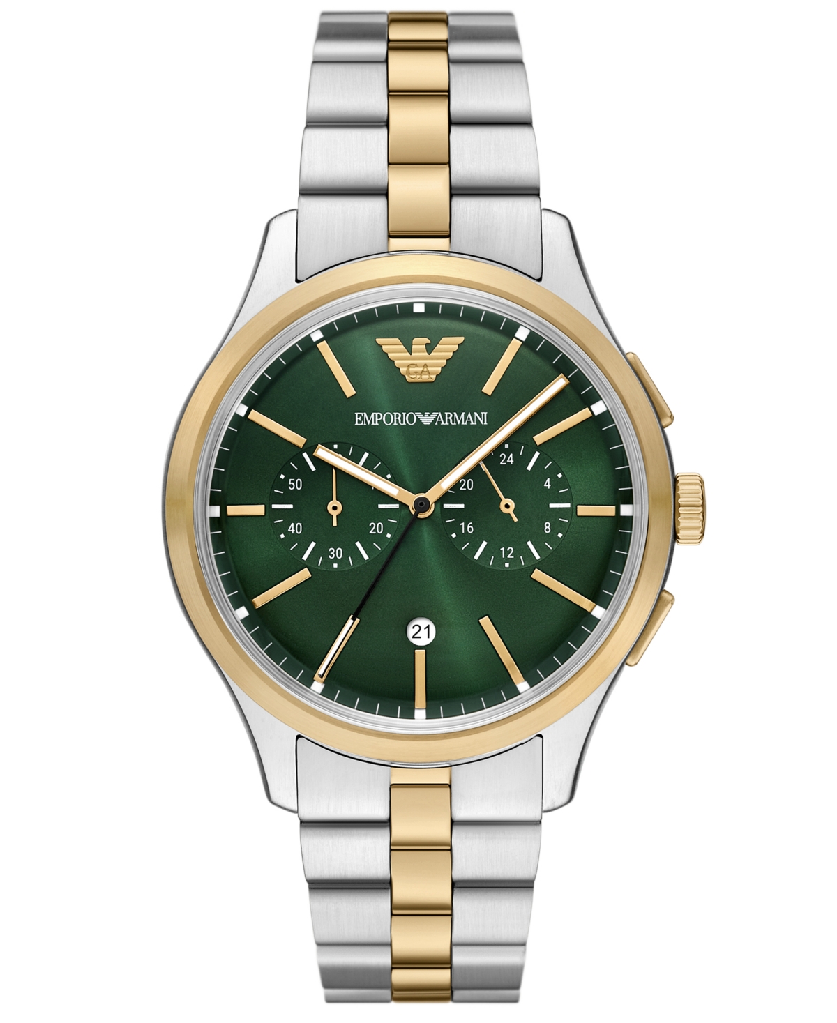 Click here for Emporio Armani Mens Chronograph Two-Tone Stainless... prices