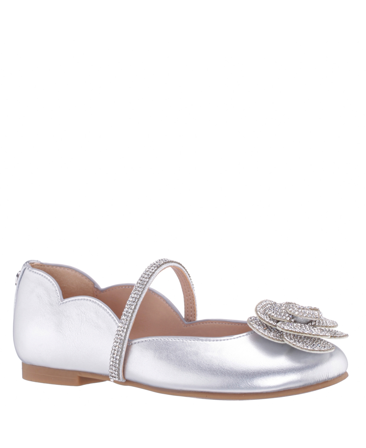Click here for Nina Big Girls Ballet Round Toe Dress Shoe - Silve... prices