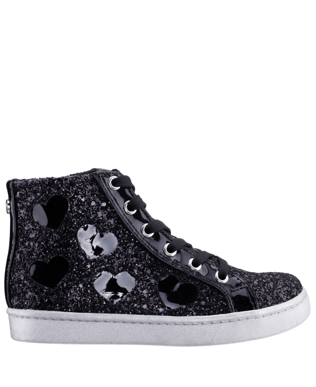 Click here for Nina Big Girls Glitter High Top Sneakers - Black prices