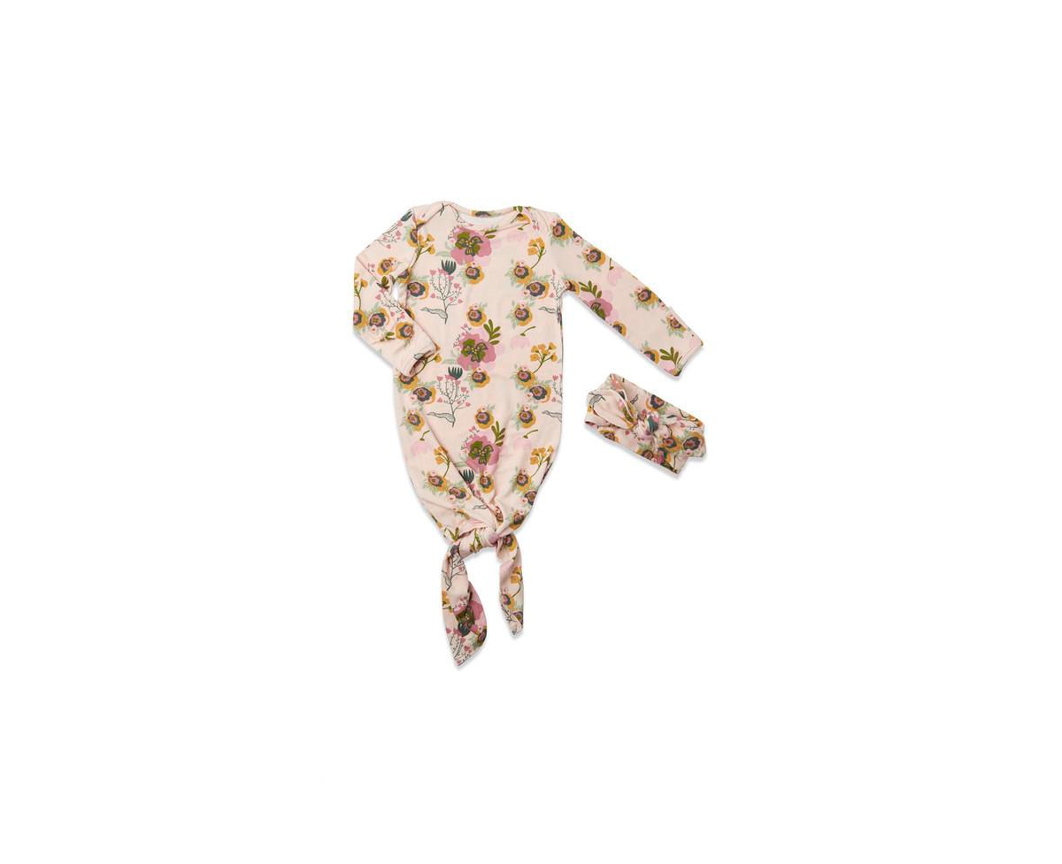 Click here for Baby Grey by Everly Grey Girls Long Sleeve Knotted... prices