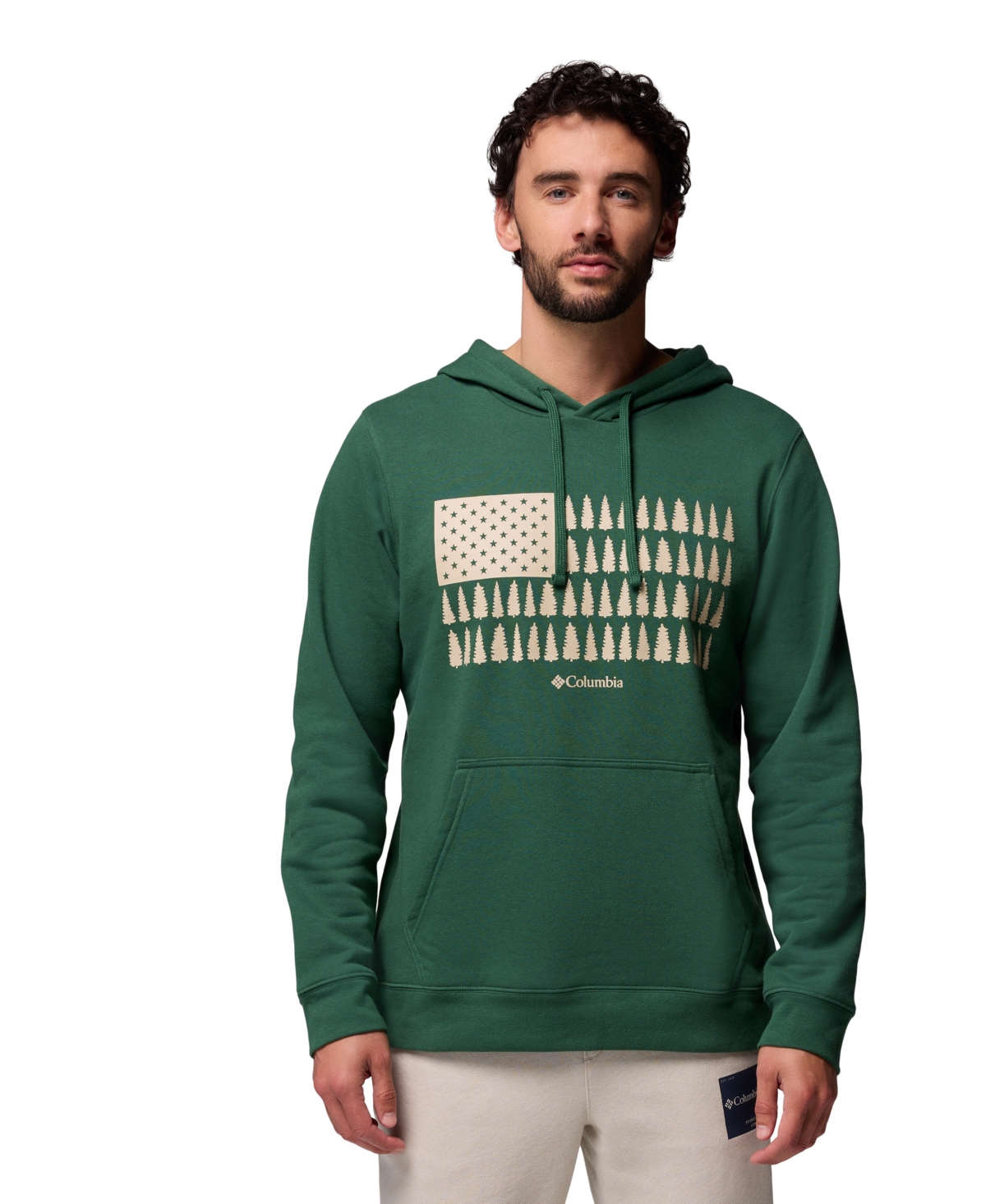 Click here for Columbia Mens Trek Graphic Hoodie - Rain forest prices