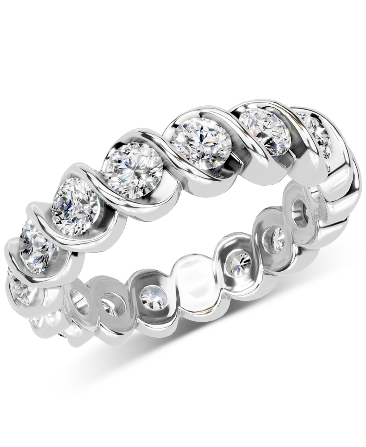 Click here for Diamond Eternity Band (2 ct. t.w.) in Platinum or... prices