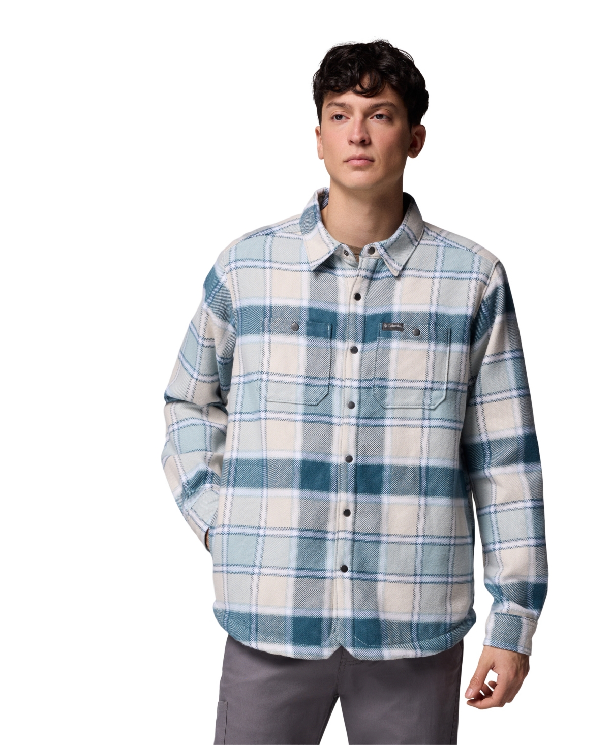 Click here for Columbia Mens Windward Shirt Jacket - Crushed Blue prices
