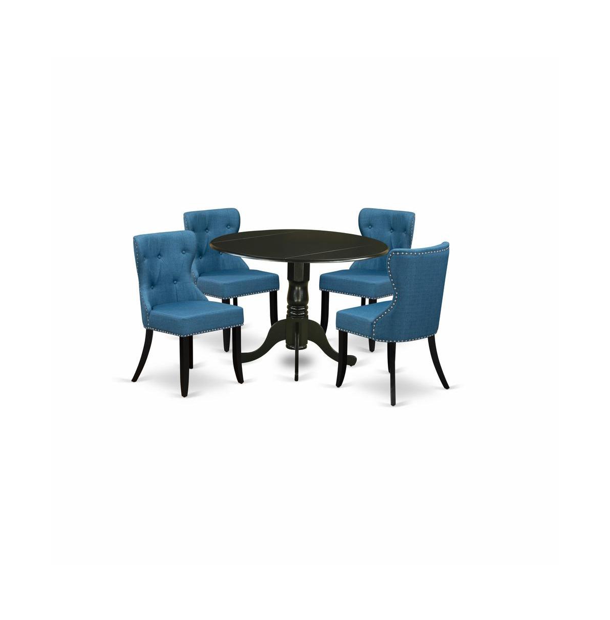 Click here for East West Furniture dining set of 4 wonderful kitc... prices