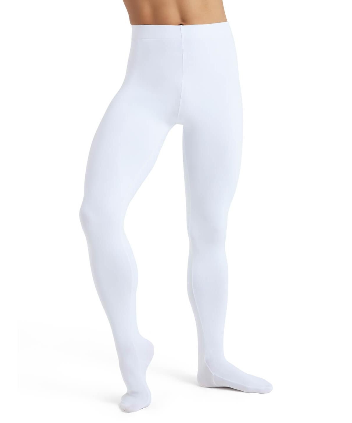 Click here for Capezio Mens Ultra Soft Footed Tights - White prices