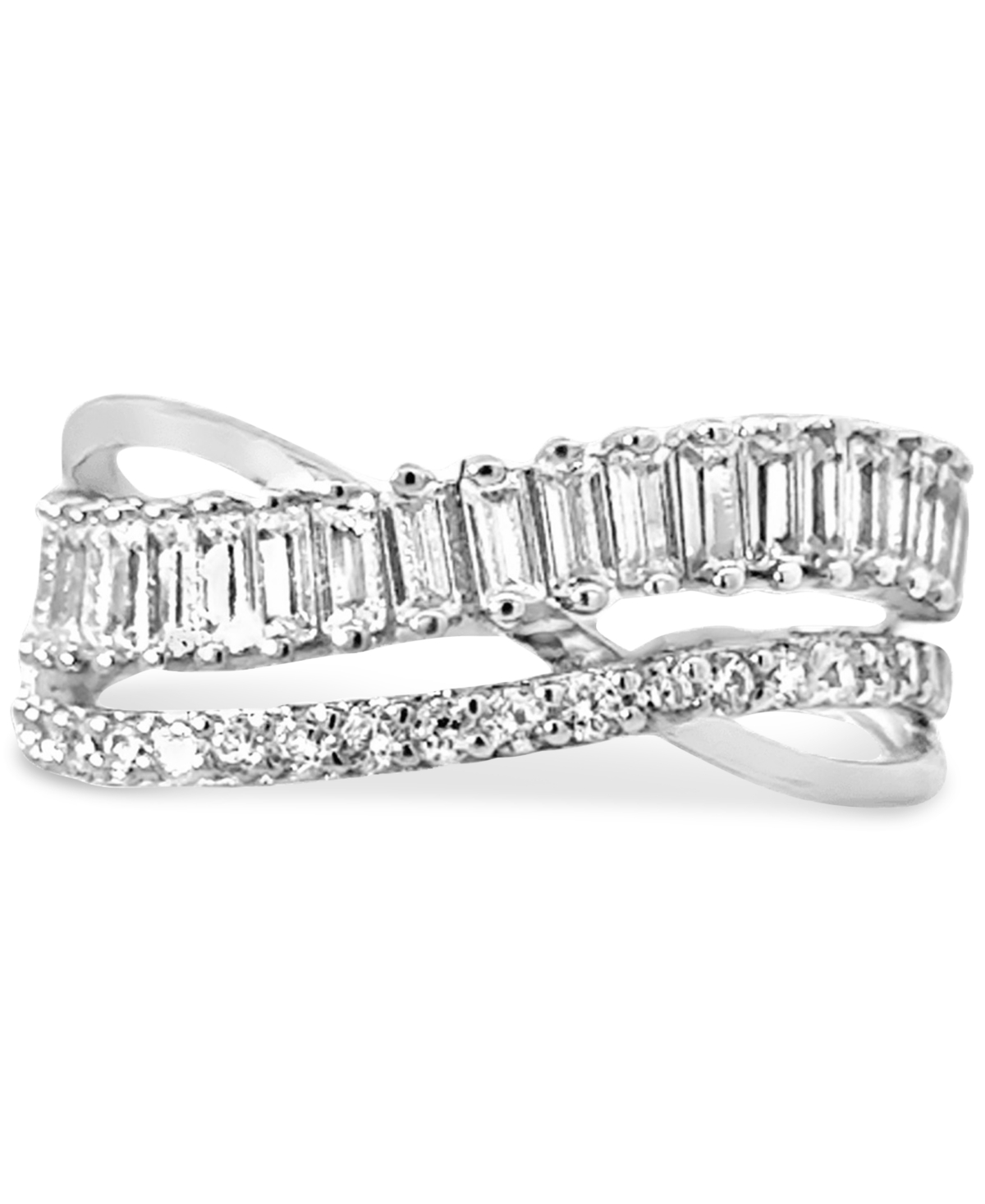 Click here for Giani Bernini Cubic Zirconia Double Row Ring  Crea... prices