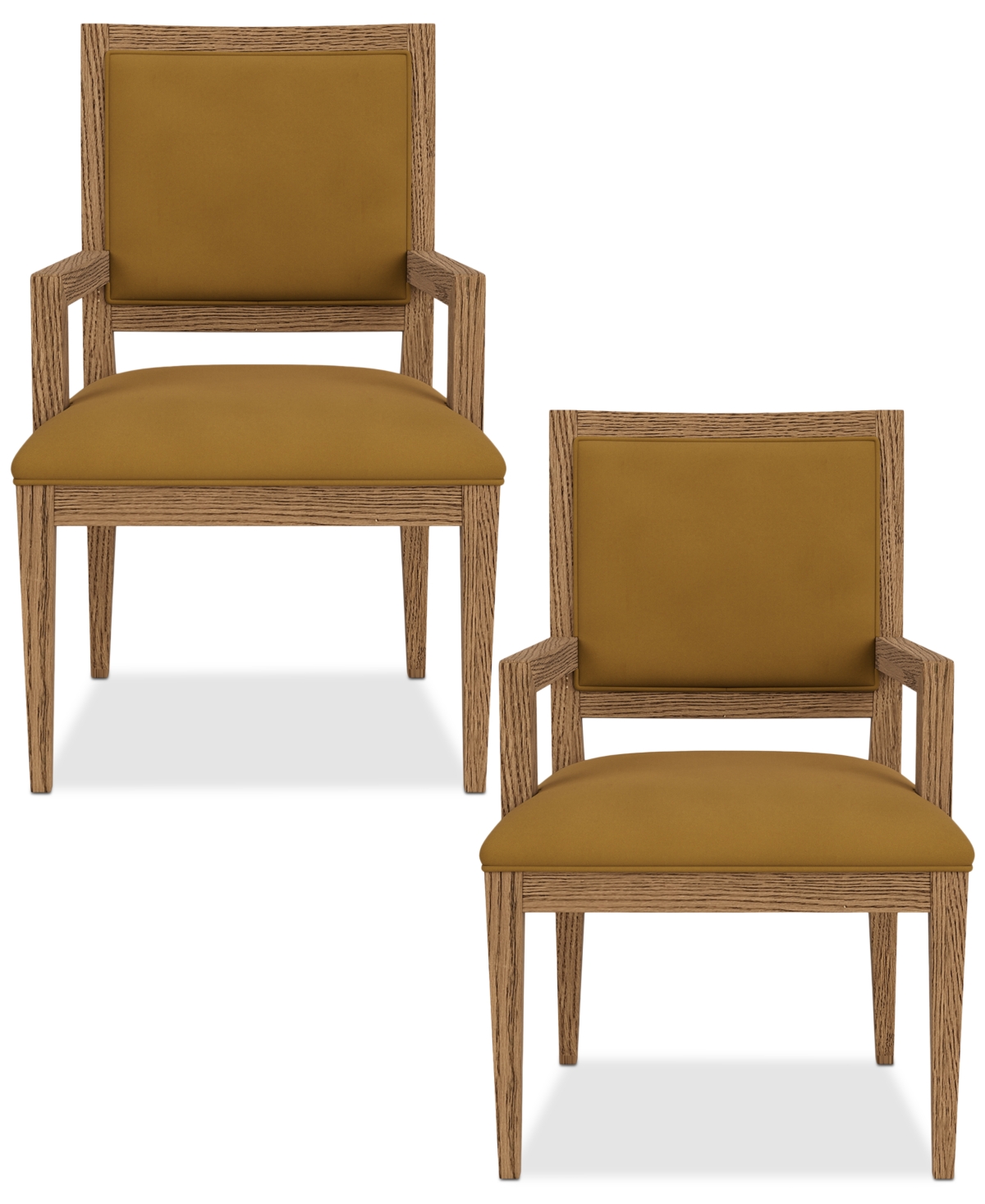 Click here for Everleigh 2 Pc. Upholstered Back Arm Chair - Nutme... prices