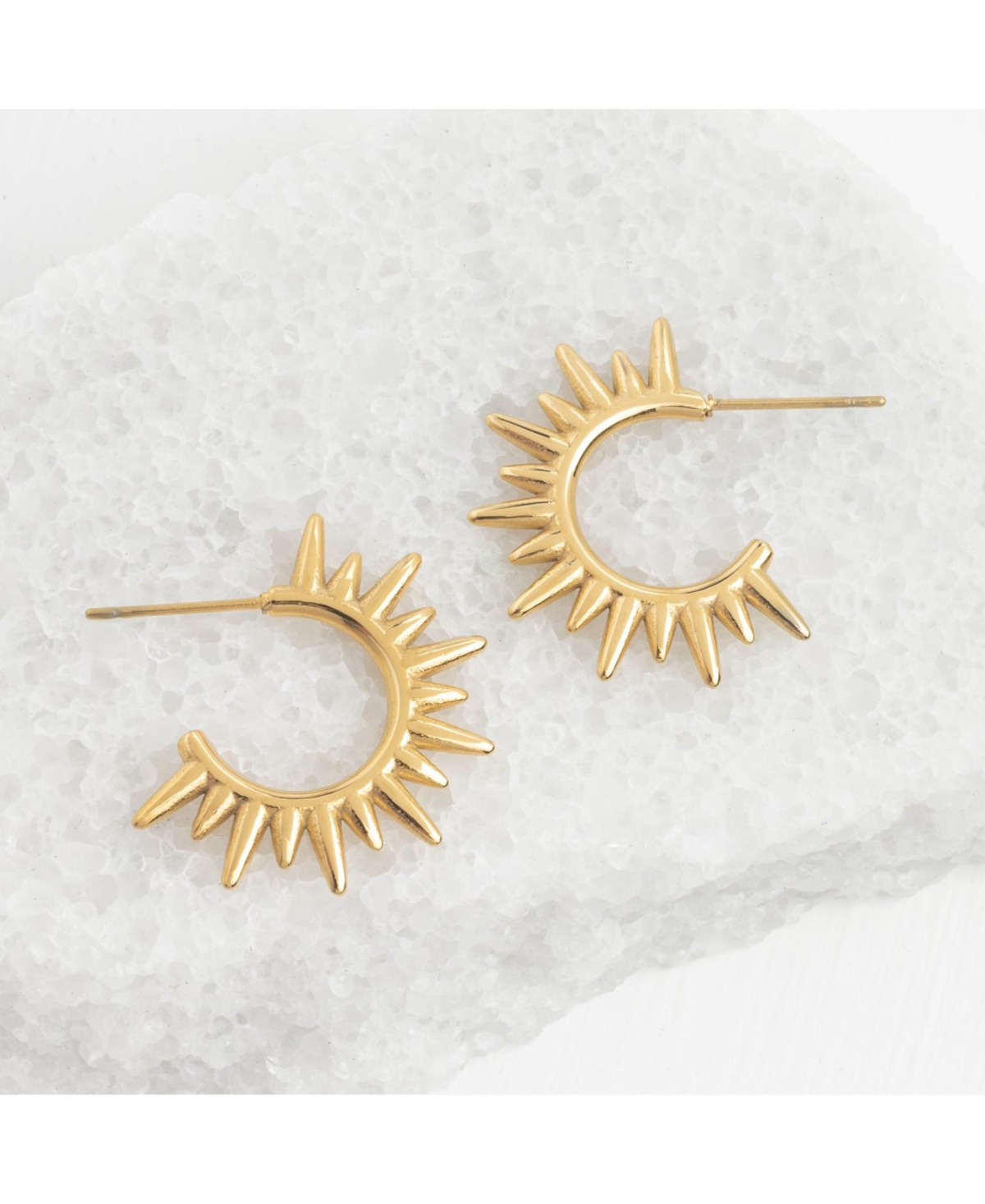 Click here for Starfish Project Glow Up Hoop Earrings - Gold prices