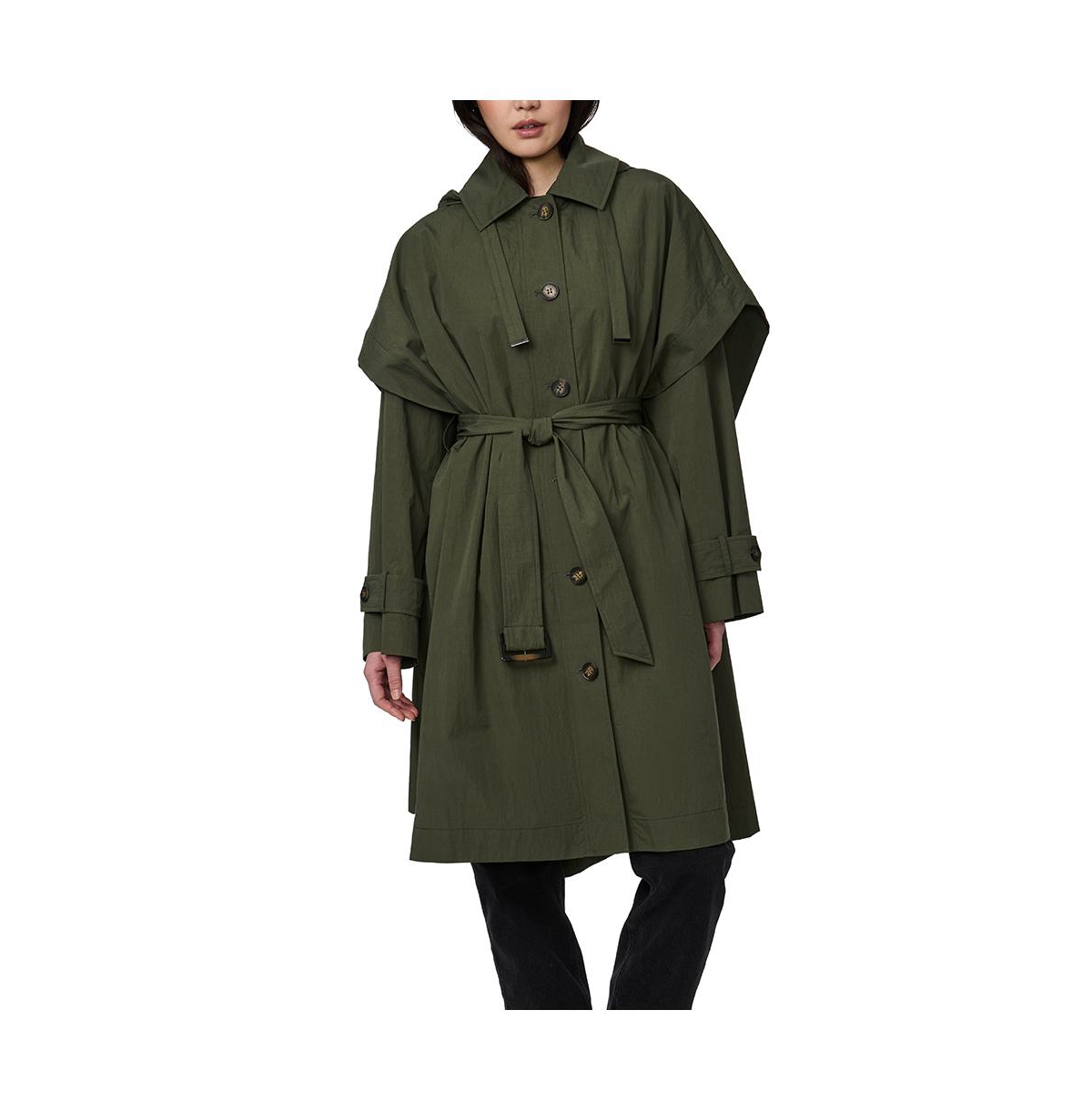 Click here for Bernardo Womens Cape Raincoat - Olive prices