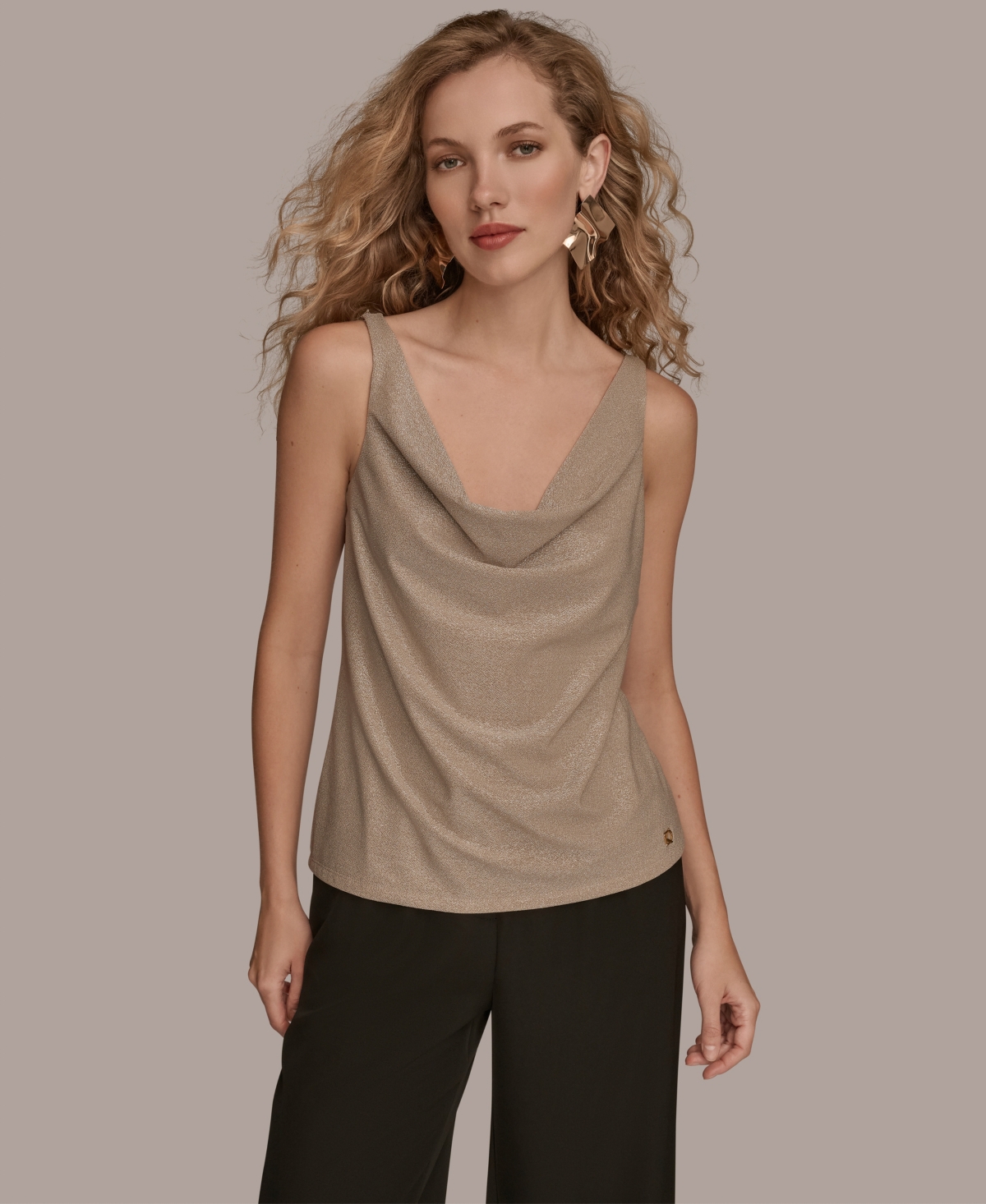 Click here for Donna Karan New York Womens Twisted Shoulder Tank... prices
