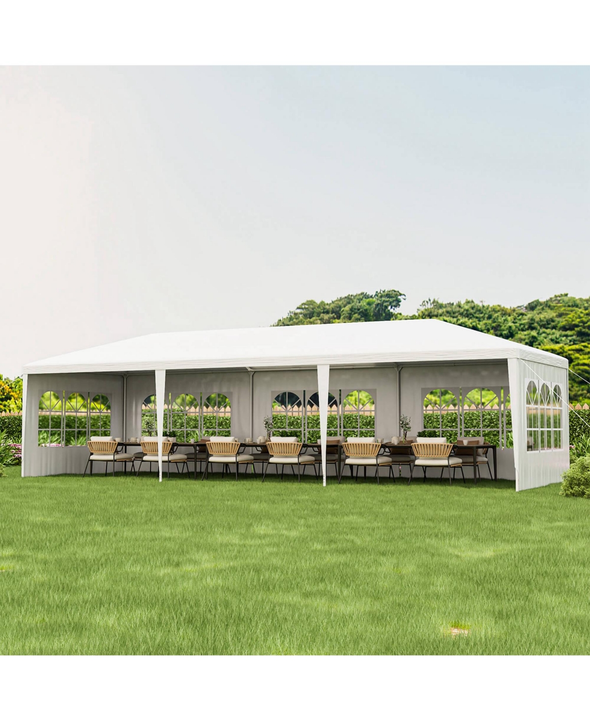 Click here for Costway 10x30 Outdoor Party Wedding Tent Canopy He... prices