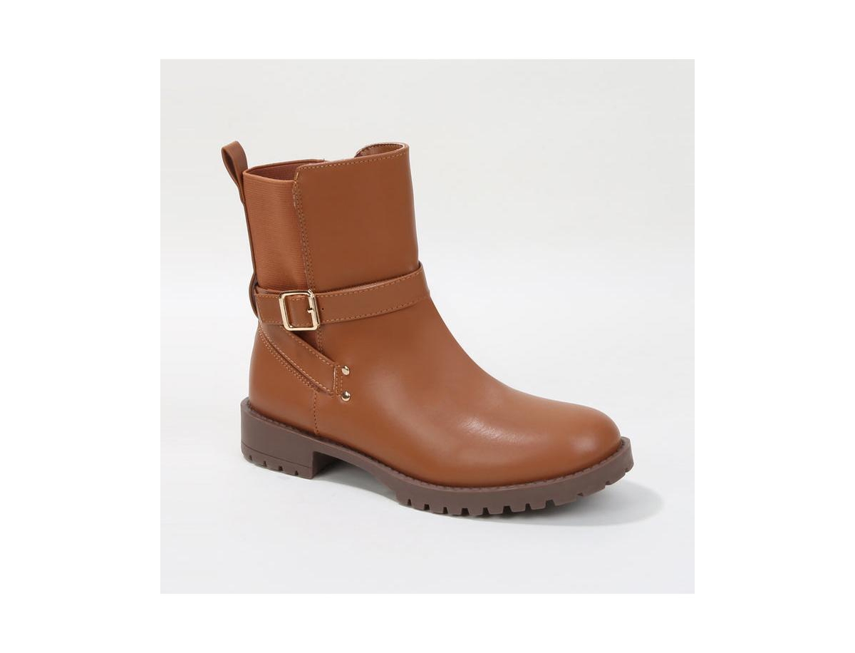Click here for Berness Parvin Moto Booties - Camel prices