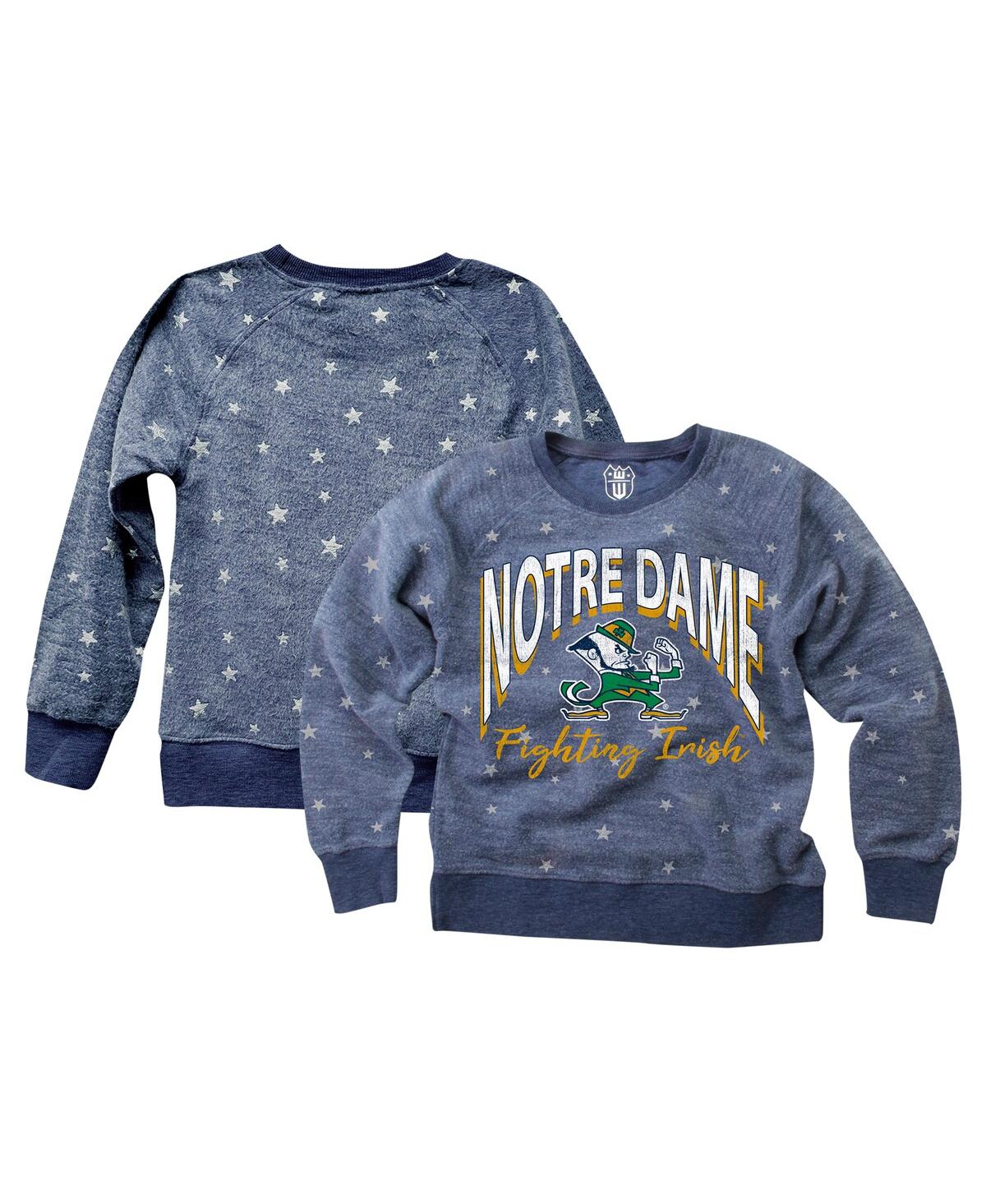 Click here for Wes & Willy Big Girls Navy Notre Dame Fighting Iri... prices