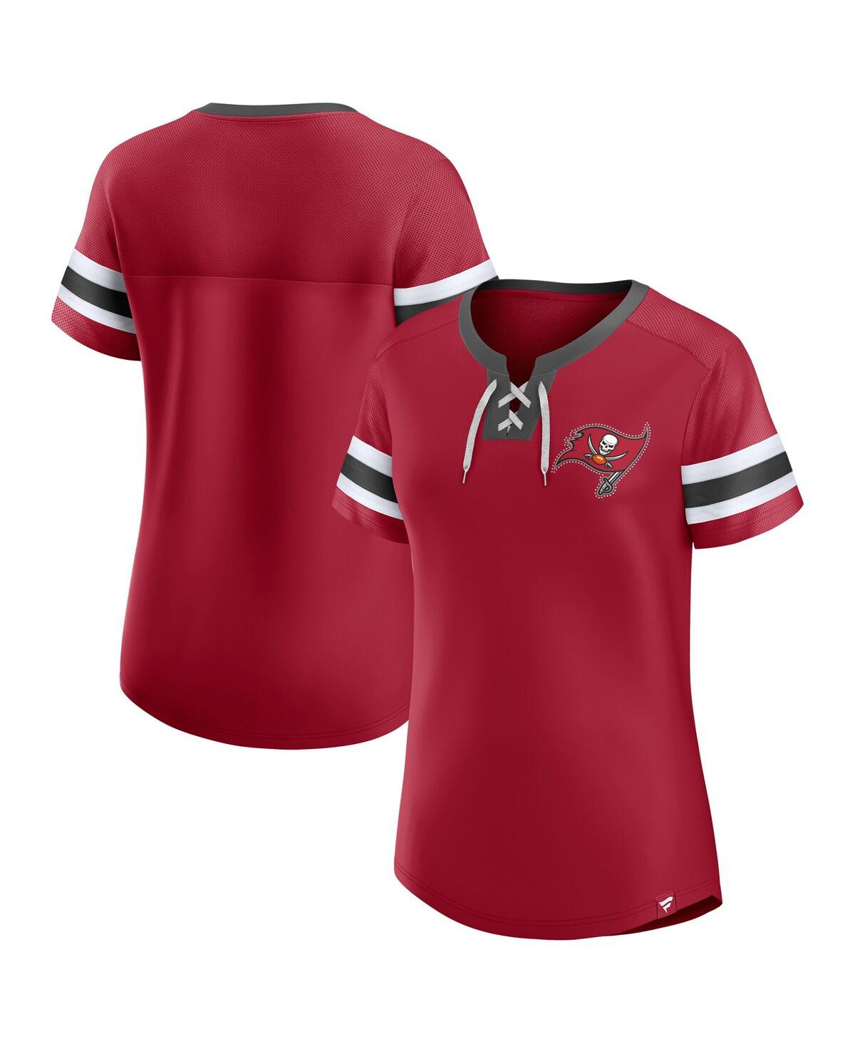 Click here for Fanatics WomensÂ Red Tampa Bay Buccaneers Lace-Up... prices