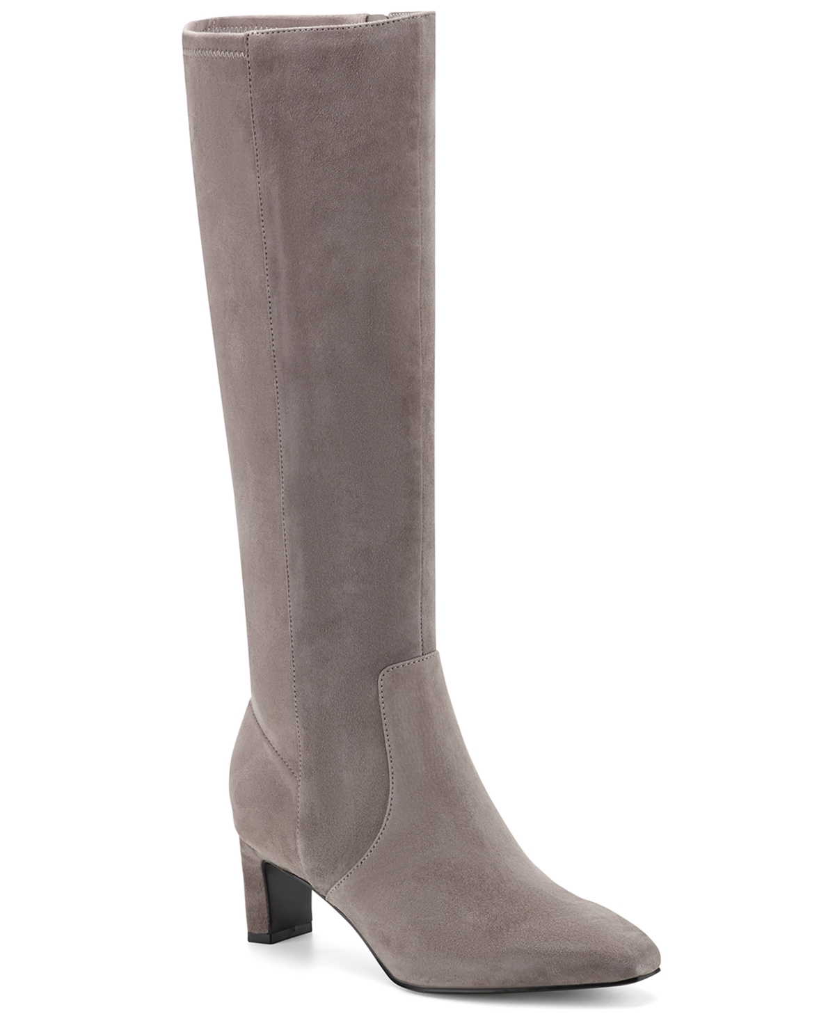 Click here for Rockport Womens Mabel Suede Dress Boots - Gray Sue... prices