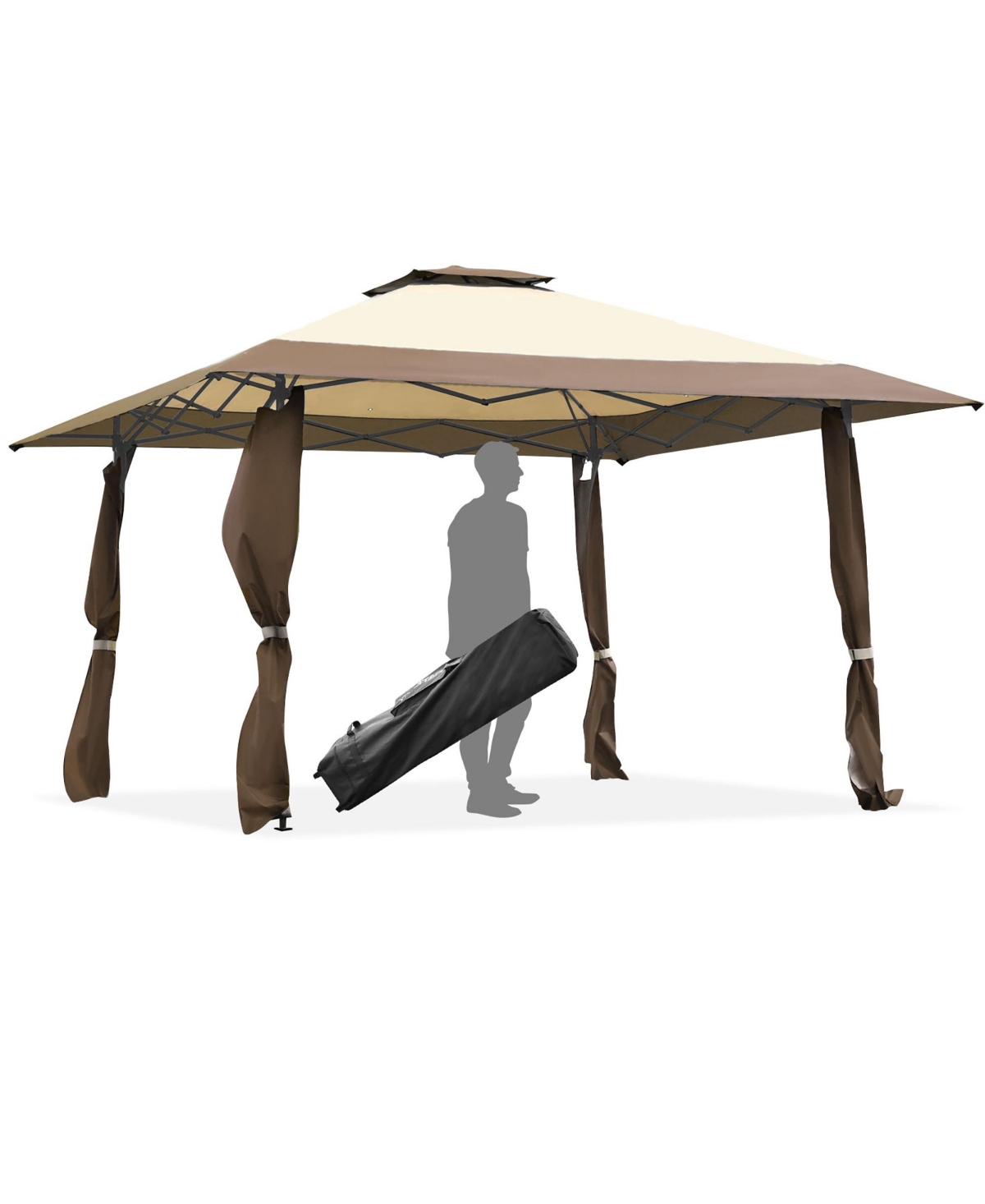 Click here for 13x13 Gazebo Canopy Shelter Awning Tent Patio Gard... prices