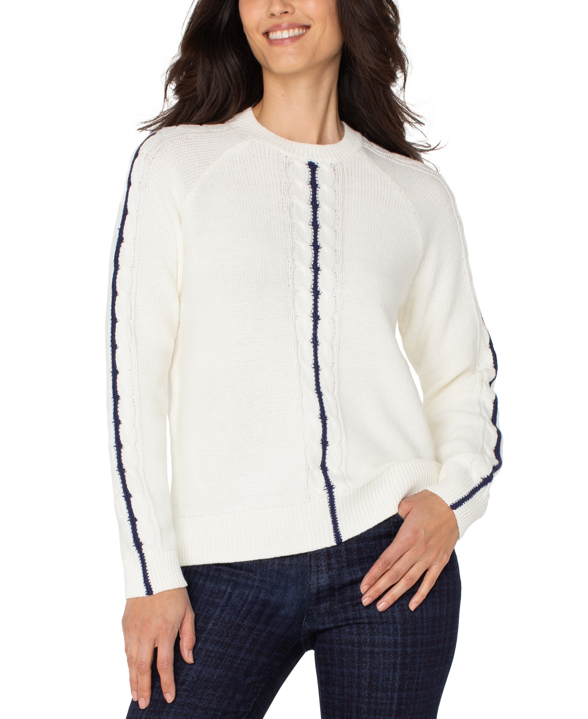 Click here for Liverpool Los Angeles Petite Long Sleeve Crewneck... prices