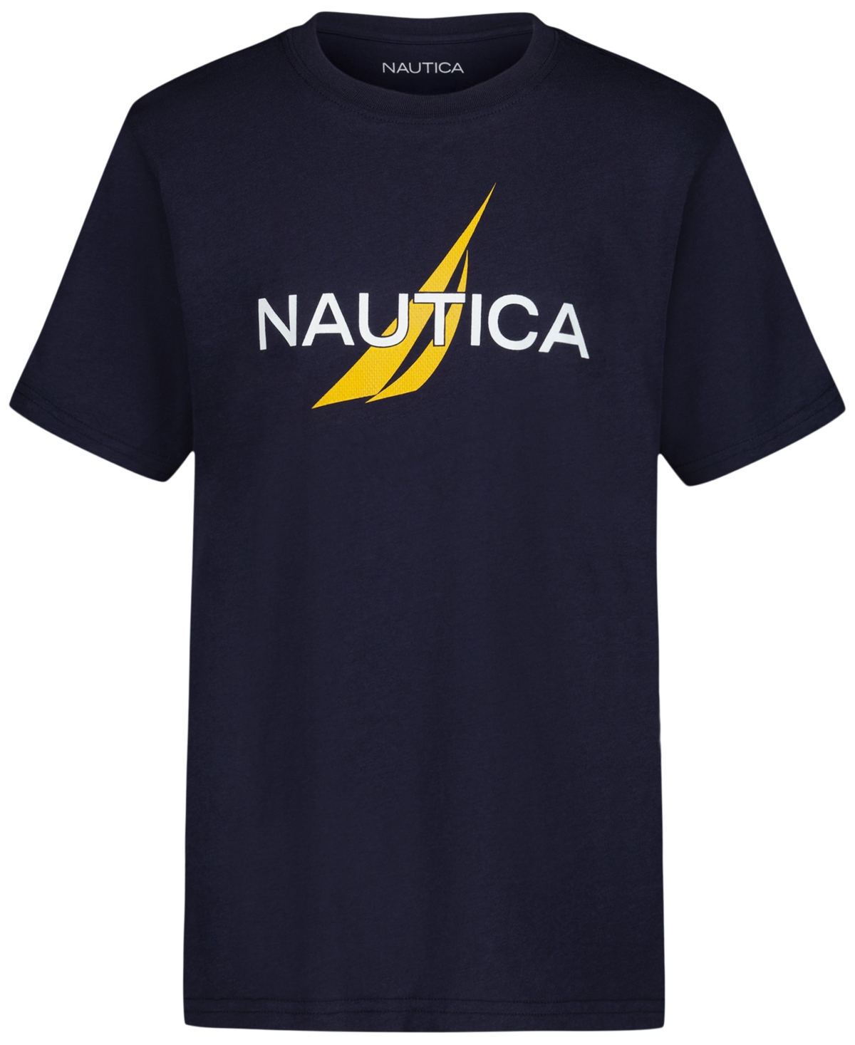 Click here for Nautica Big Boys Crewneck Short Sleeve T-Shirt - N... prices