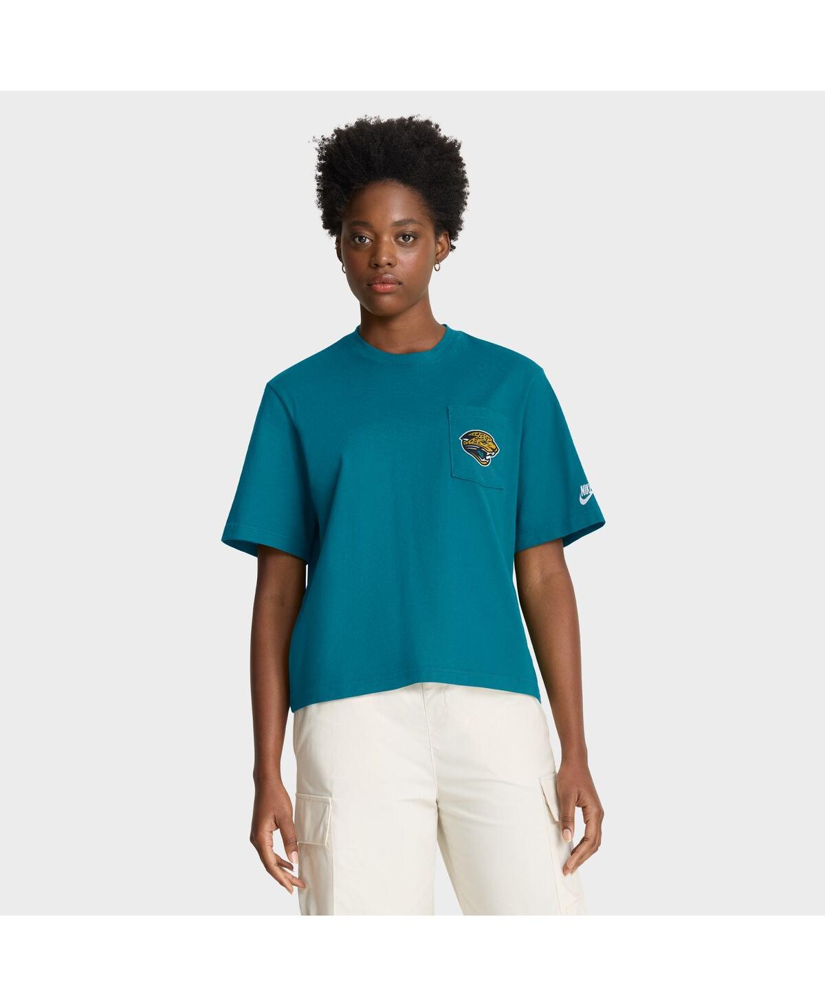 Click here for Nike Womens Teal Jacksonville Jaguars Rewind Pocke... prices