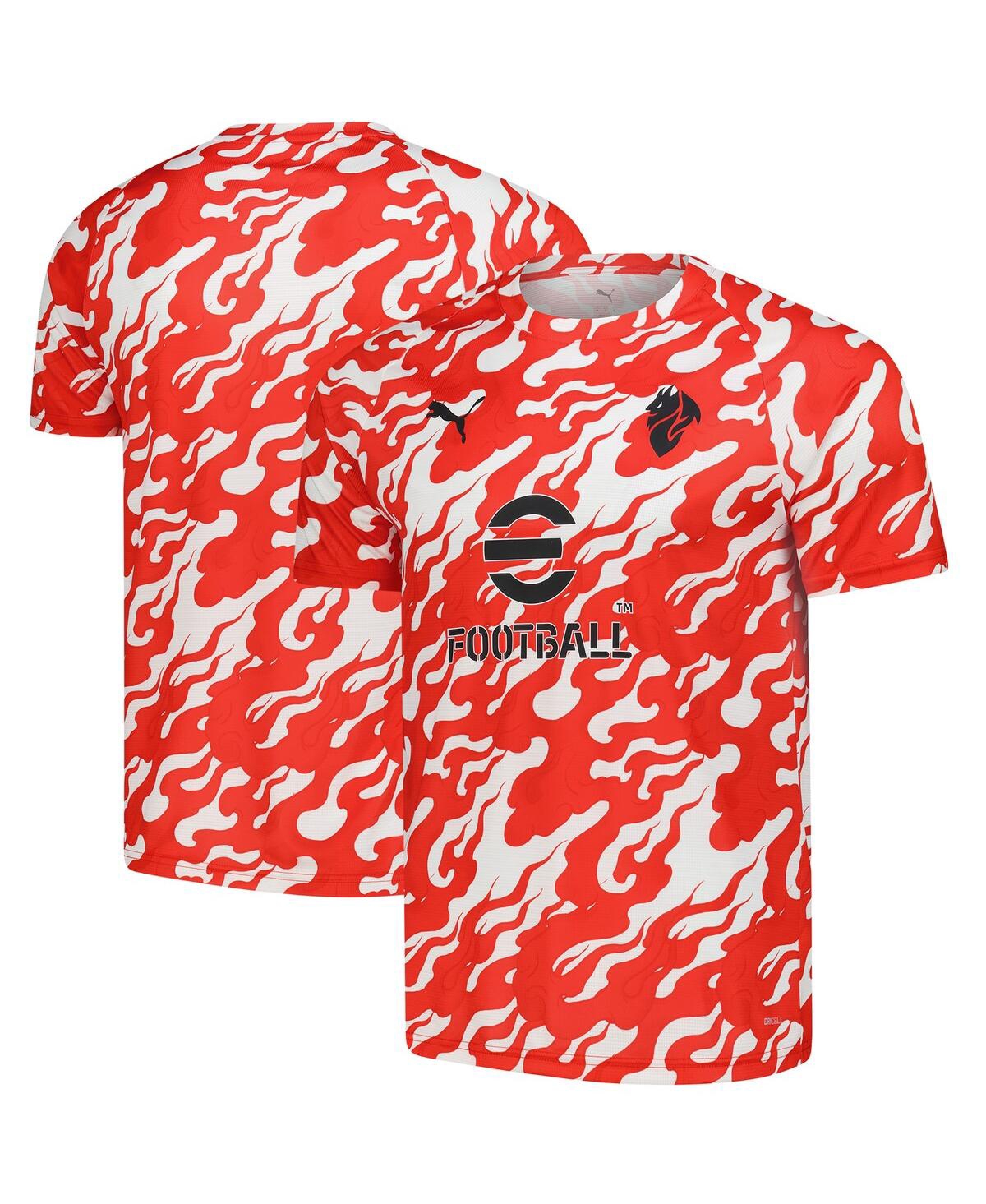 Click here for Puma Mens Red Ac Milan 2025/26 Pre-Match DryCell T... prices