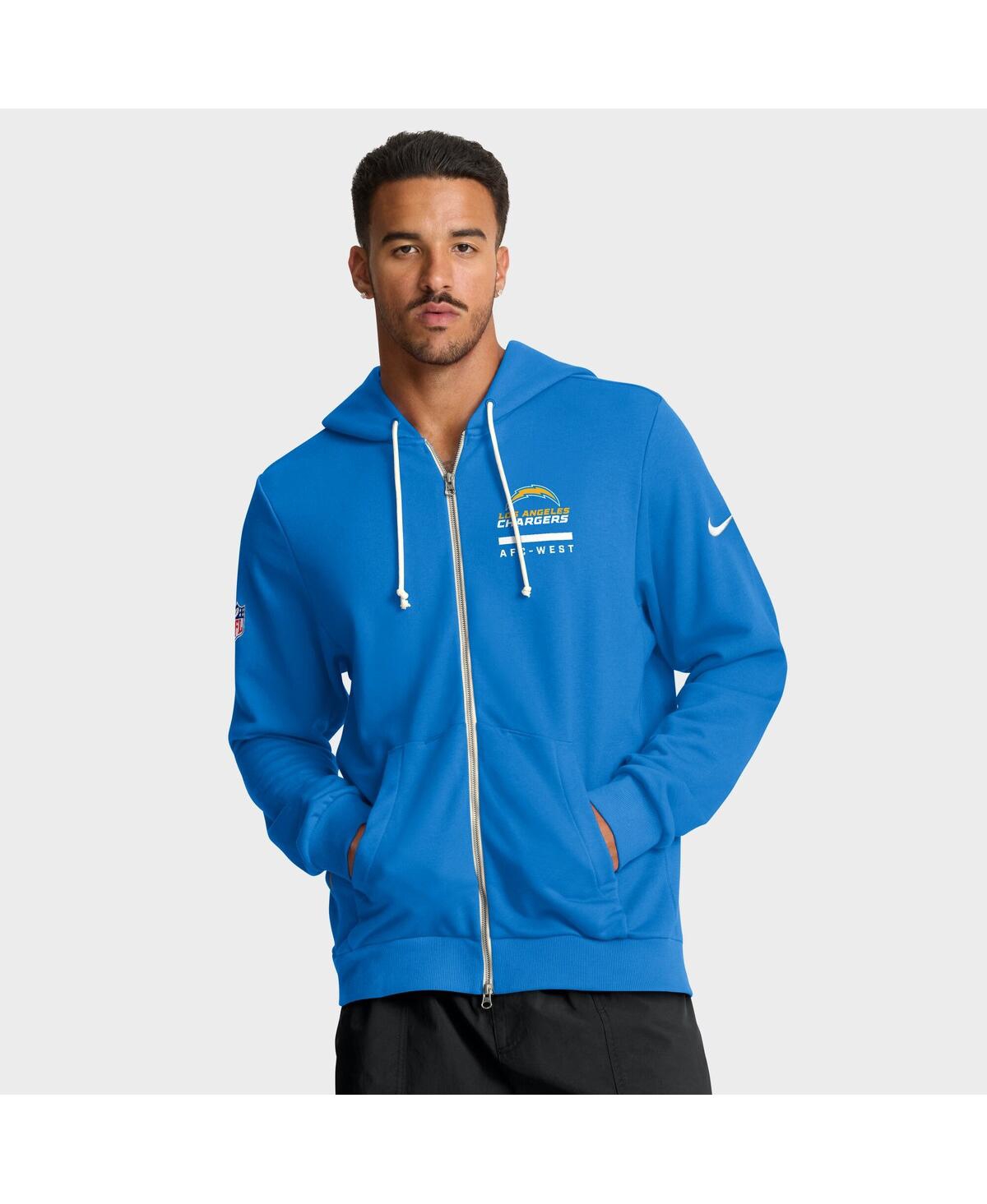 Click here for Nike Mens Powder Blue Los Angeles Chargers Sidelin... prices